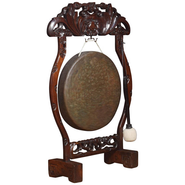 Chinese Carved Dinner Gong at 1stDibs