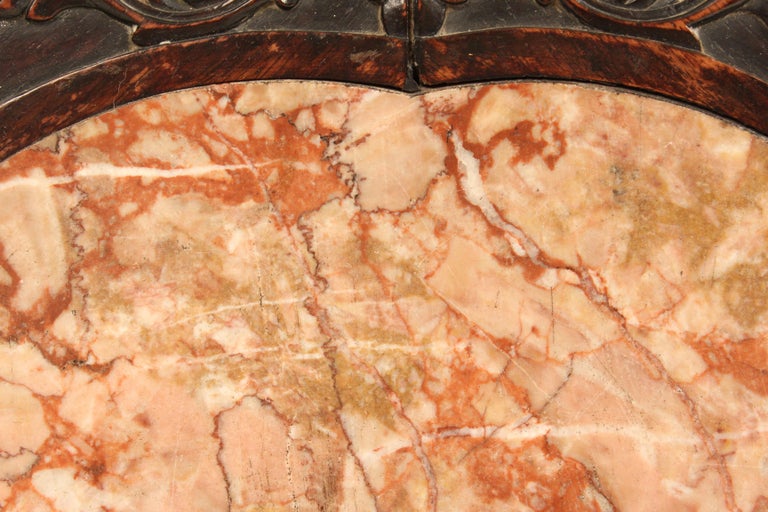 Chinese Carved Hardwood Taboret For Sale at 1stDibs