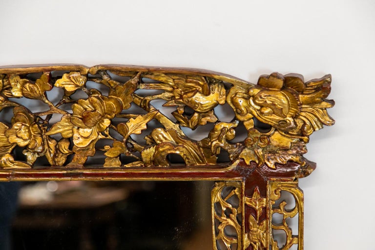 Chinese Carved Mirror For Sale at 1stDibs
