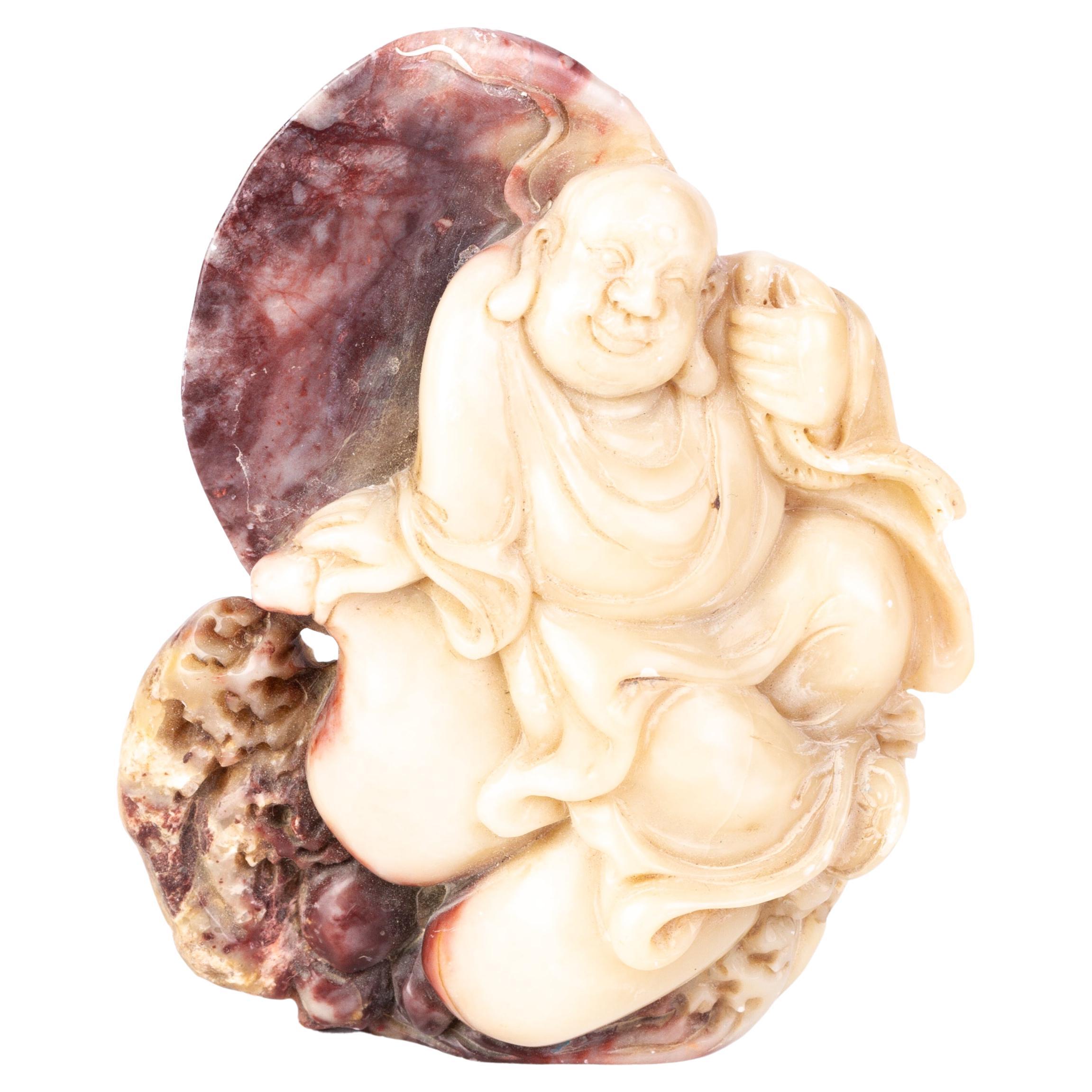 Chinese Carved Soapstone Signed Buddha Desk Seal Sculpture 19th Century ...