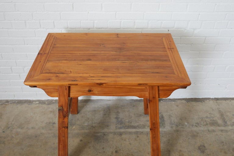Chinese Carved Wine Entry Table For Sale at 1stDibs