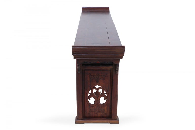 Chinese Carved Wooden Altar Table / Console For Sale at 1stDibs