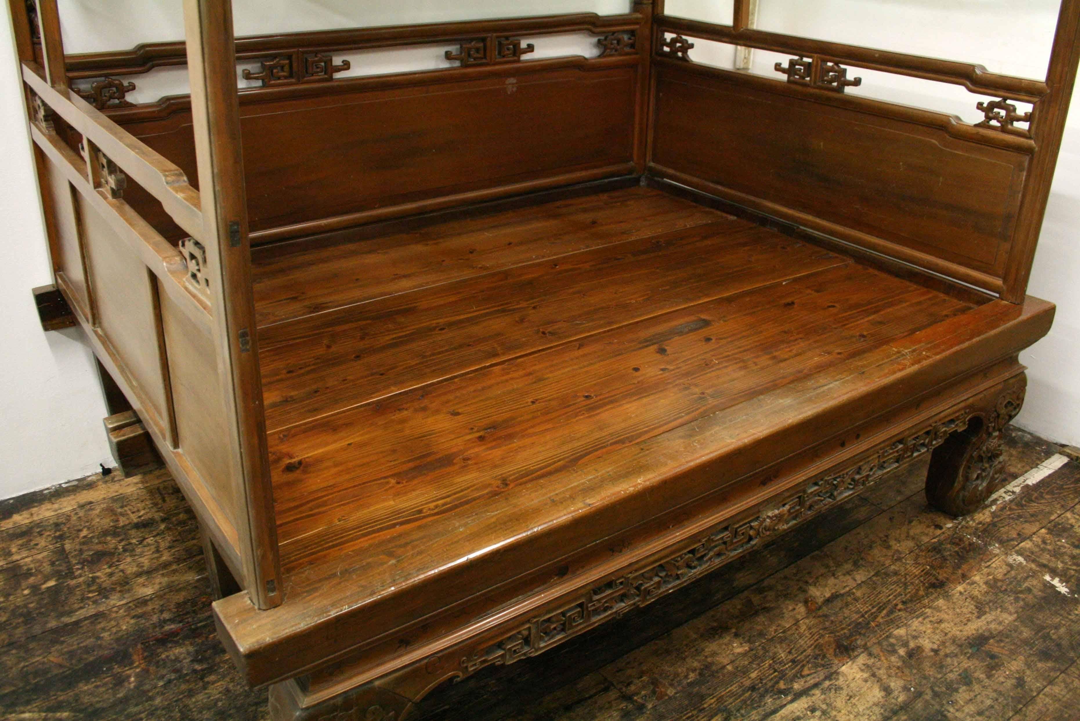 Chinese Carved Wooden Marriage Bed, circa 1920s at 1stDibs | chinese ...