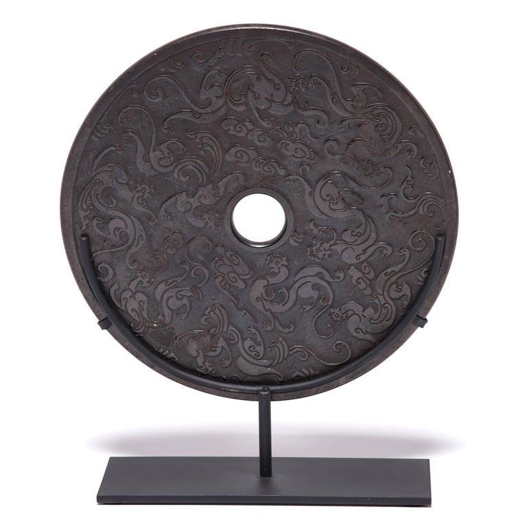 Chinese Celestial Dragon Bi Disc at 1stdibs