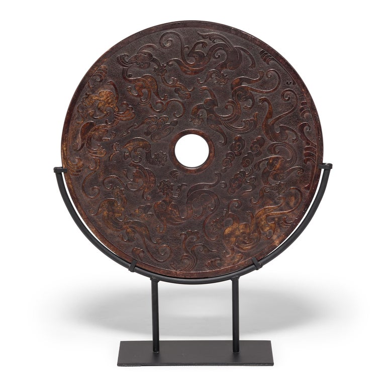 Chinese Celestial Dragon Bi Disc at 1stDibs