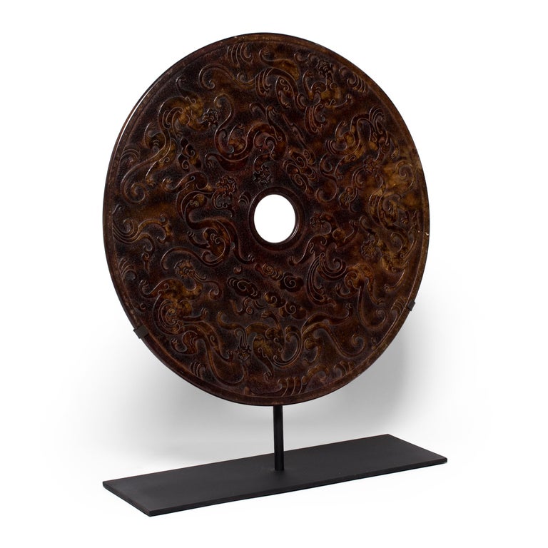 Chinese Celestial Dragon Bi Disc at 1stDibs