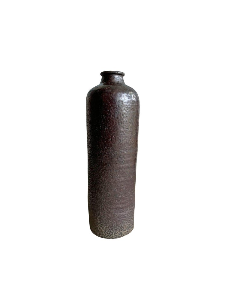 Chinese Ceramic Wine Bottle with Dark Brown Glaze, 18th Century For ...