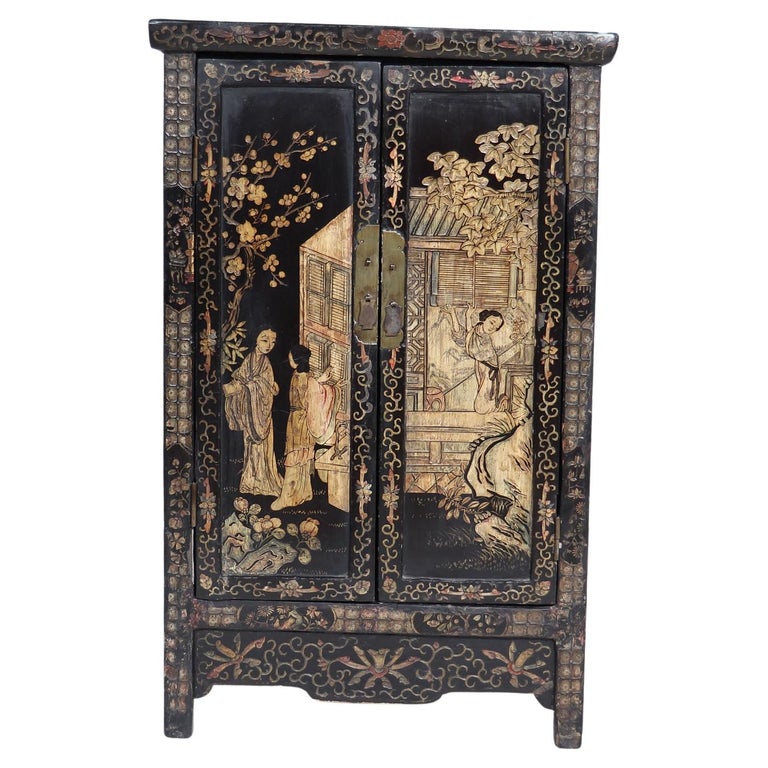 Chinese Chinoiserie Cabinet c1860 at 1stDibs