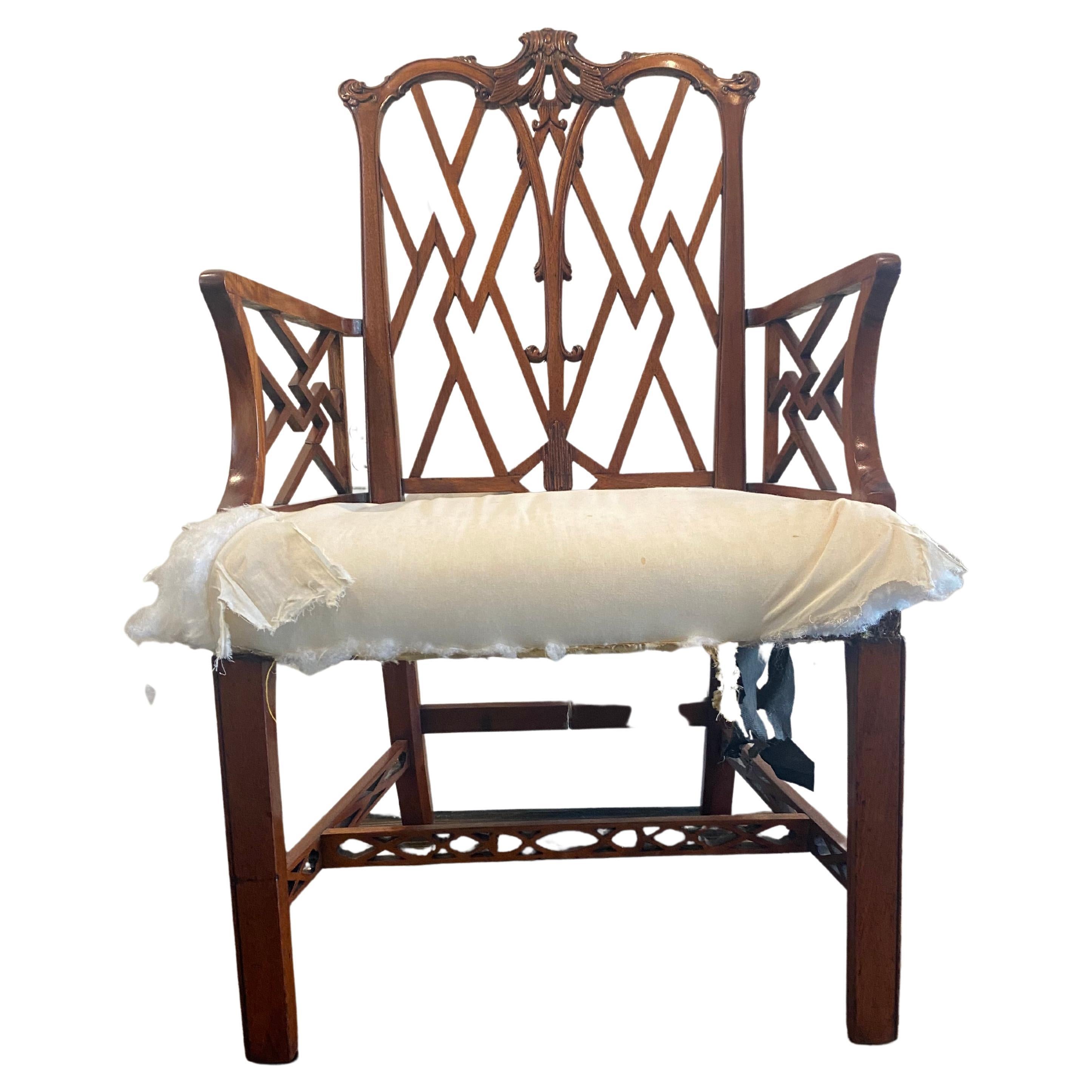 4 Real not Faux Bamboo 1940's Chinese Chippendale Chairs - Hollywood ...