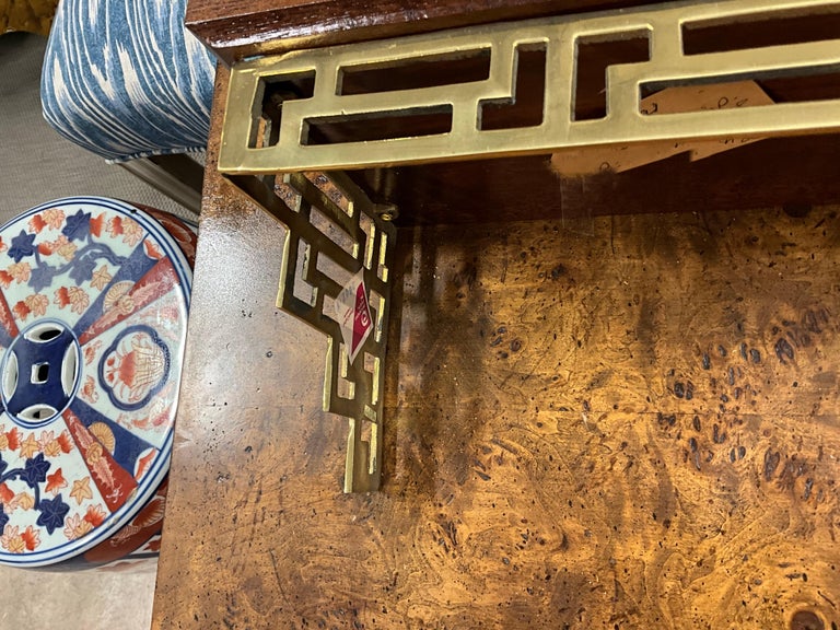 Chinese Chippendale Style Brass and Wood Decorative Crafts Wall ...