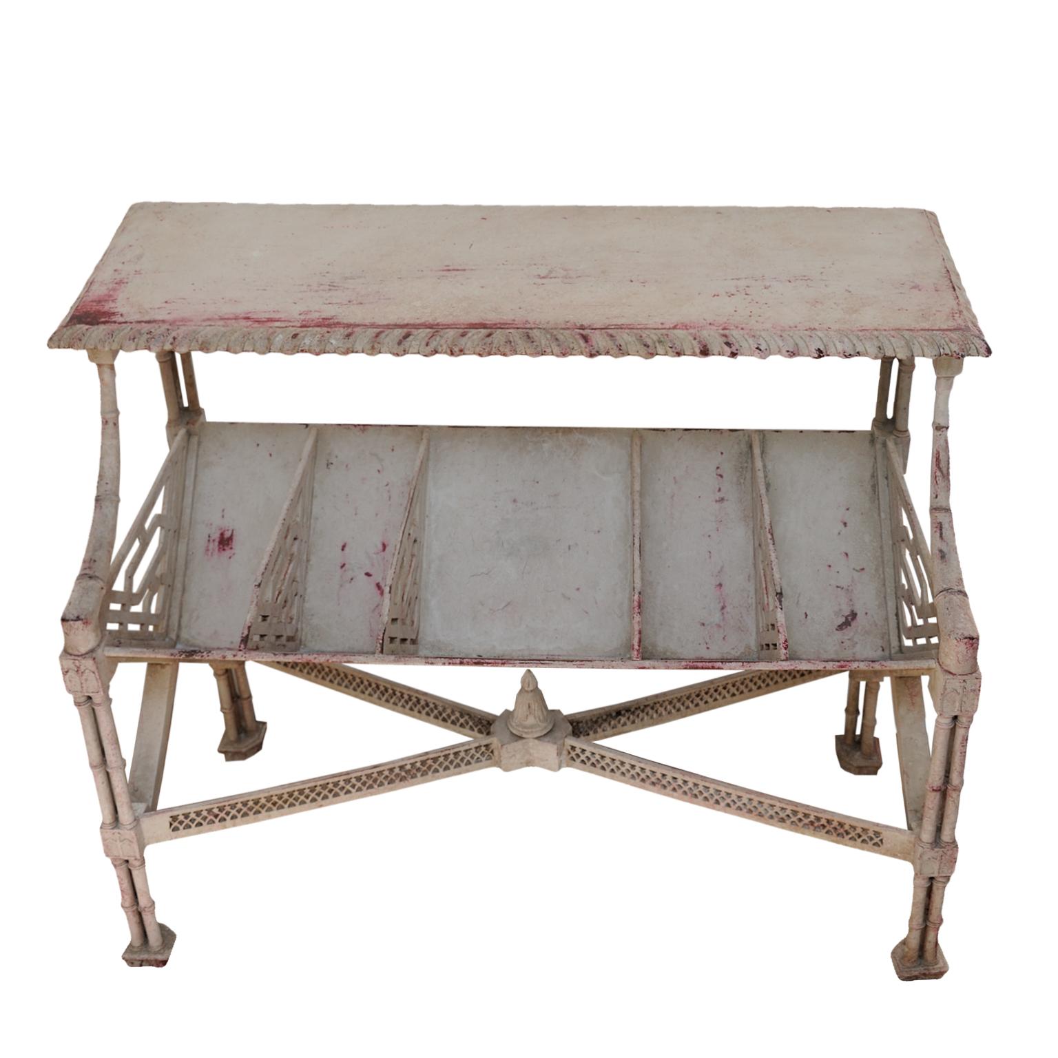 Chinese Chippendale Style Library Book Trough, circa 1890 For Sale at ...