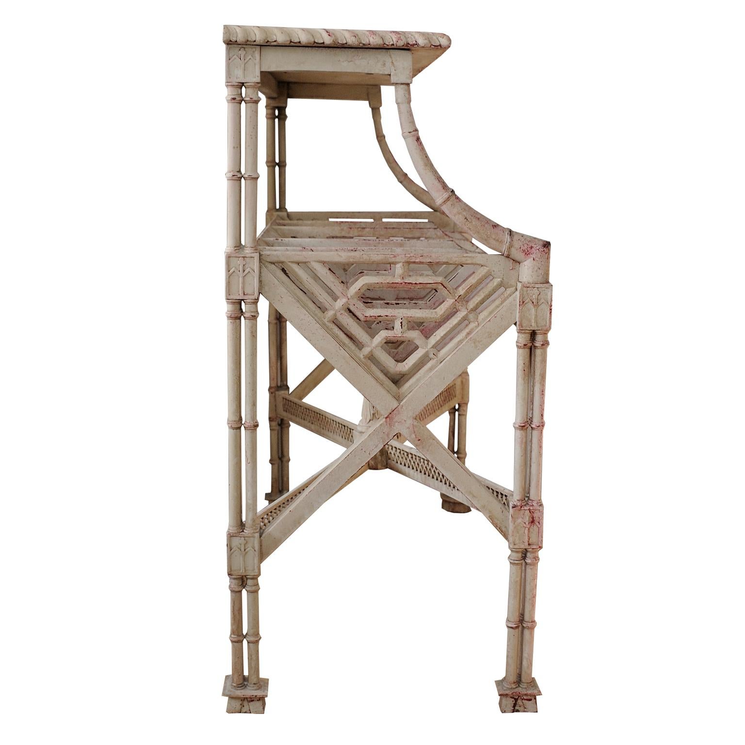 Chinese Chippendale Style Library Book Trough, circa 1890 For Sale at ...