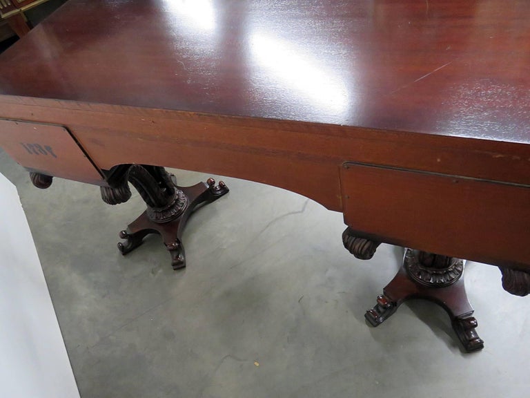 Prince of Wales Plume Base Chinese Chippendale Ladies Mahogany Vanity ...