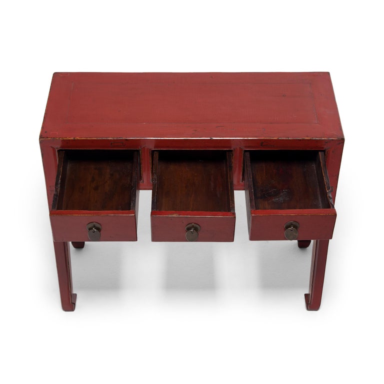 Chinese Cinnabar Incense Table, c. 1900 at 1stDibs