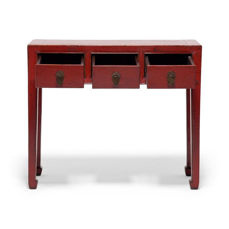 Chinese Cinnabar Incense Table, c. 1900 at 1stDibs