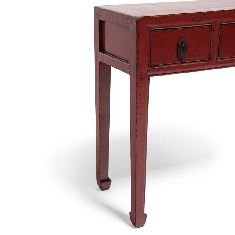 Chinese Cinnabar Incense Table, c. 1900 at 1stDibs