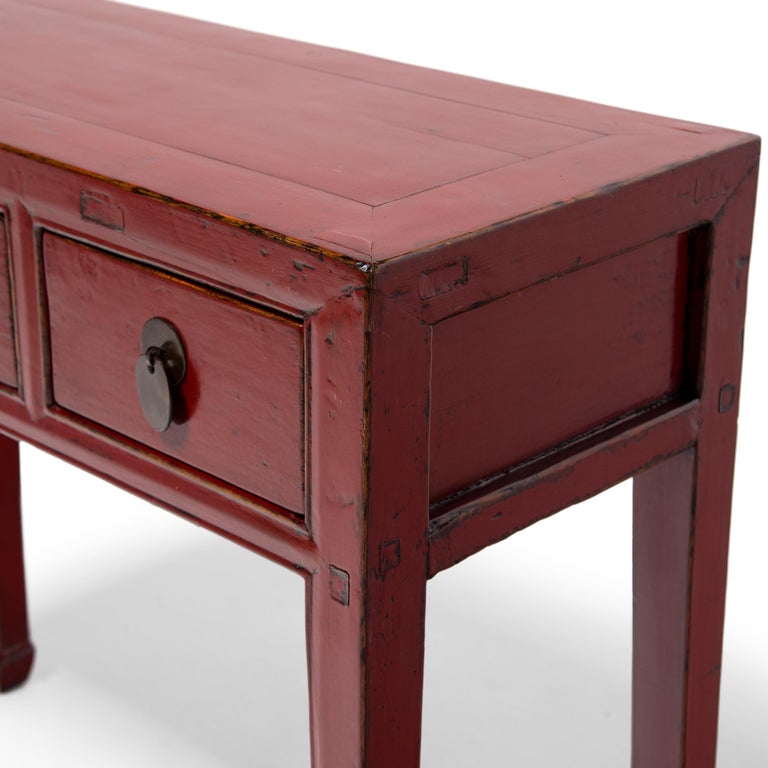 Chinese Cinnabar Incense Table, c. 1900 at 1stDibs