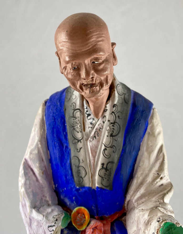 Chinese Clay-Sculpture, 18th Century For Sale at 1stDibs