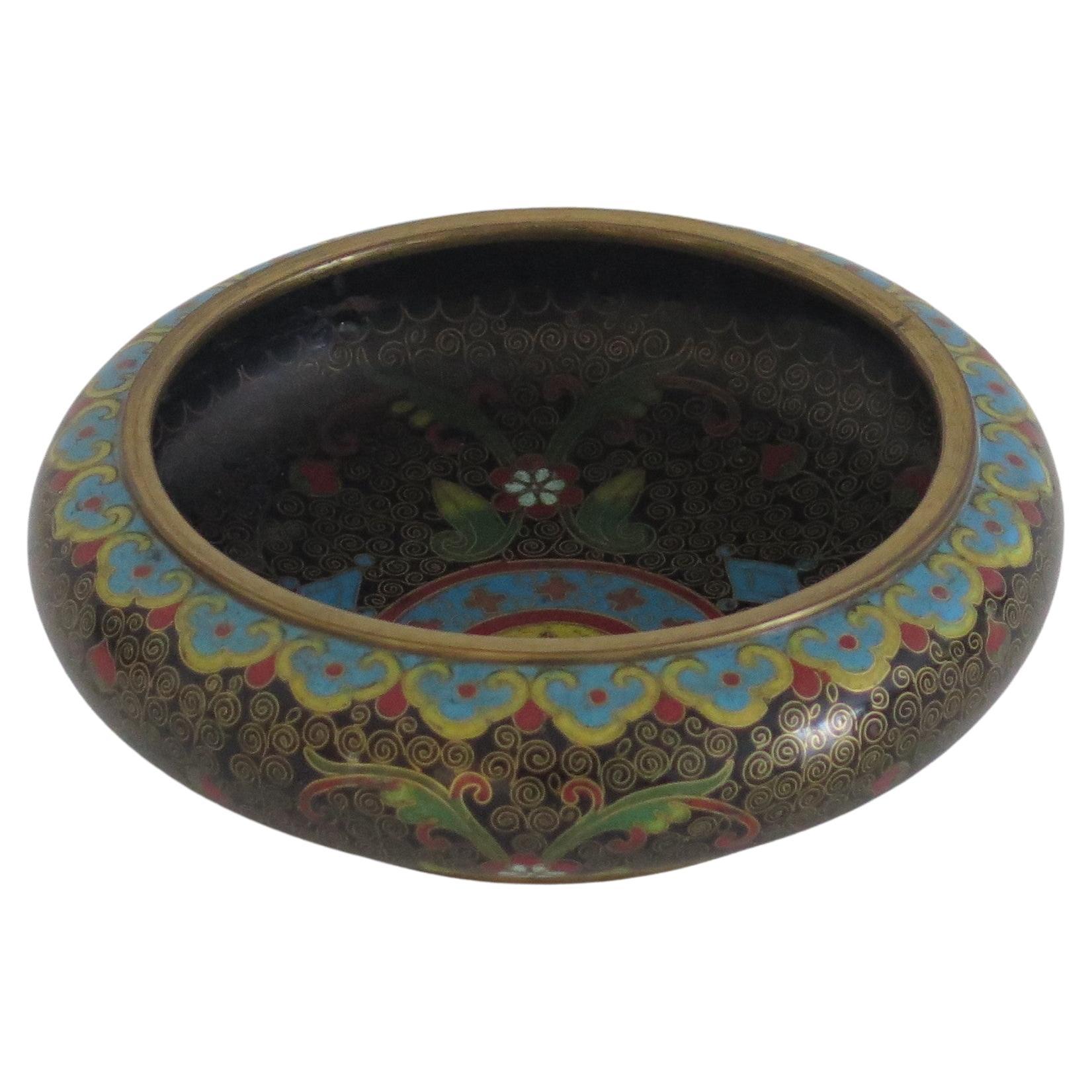 Chinese Cloisonné Bowl with Ruji Head Borders 'B', Qing, circa 1840 at ...