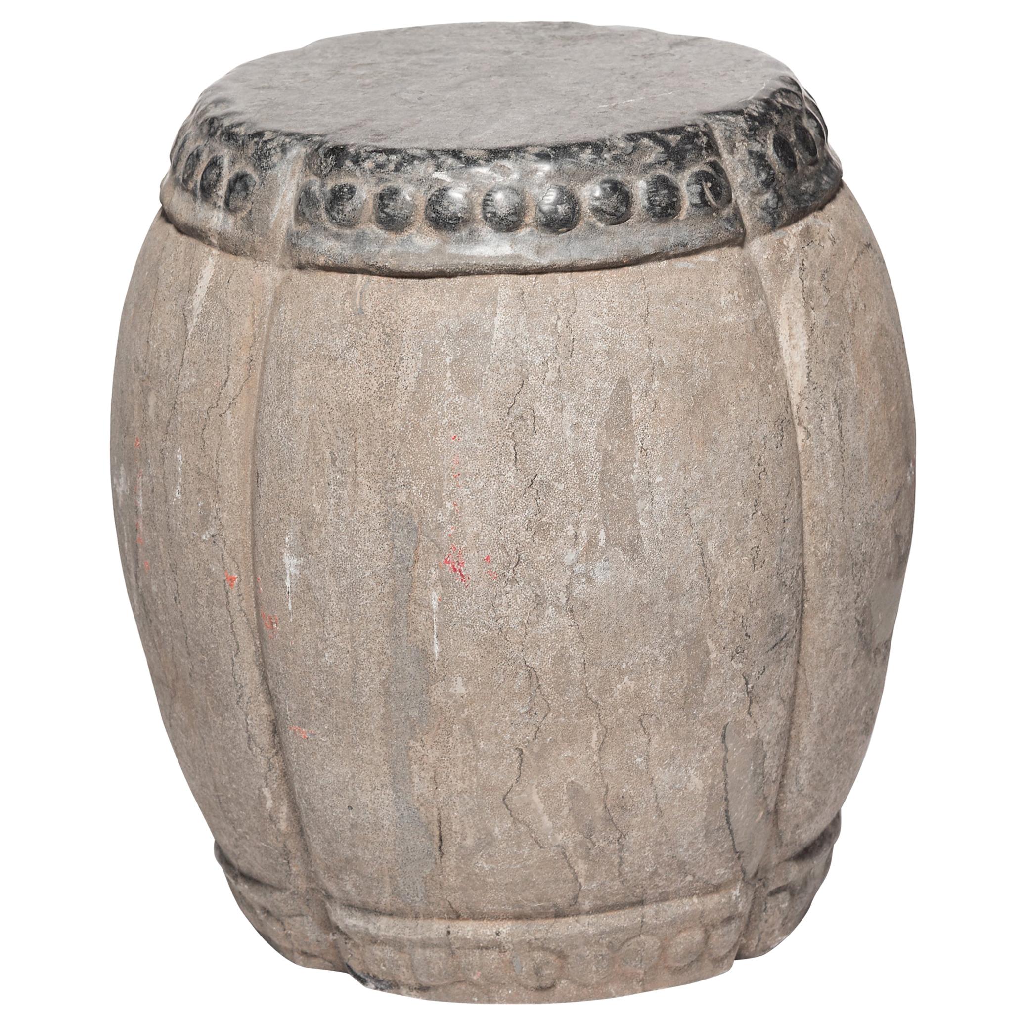Chinese Clover Form Stone Drum Stool at 1stDibs | clover furniture ...