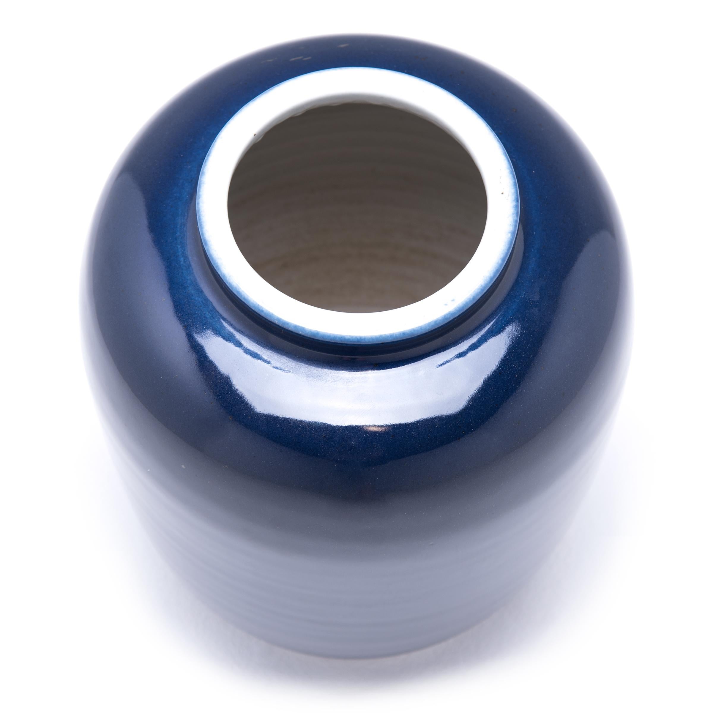 Chinese Cobalt Blue Salt Jar at 1stDibs