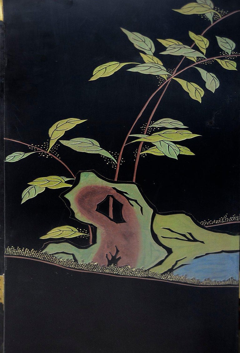 Chinese Coromandel Lacquer Eight Fold Screen, Early 20th Century For ...