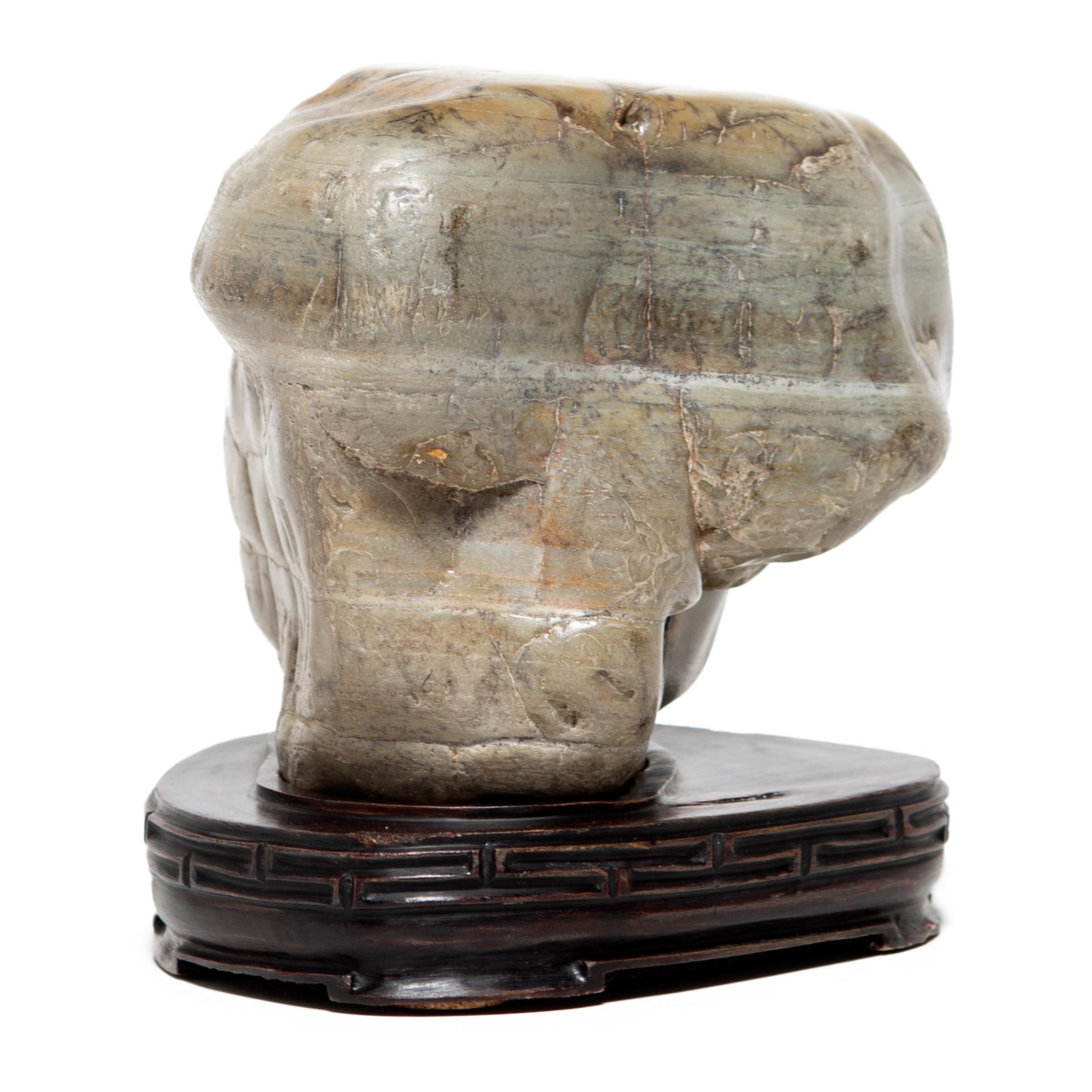 Chinese Dahua Meditation Stone at 1stDibs