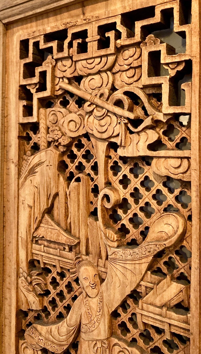 Chinese Decorative Panel For Sale at 1stDibs | chinese wood panel