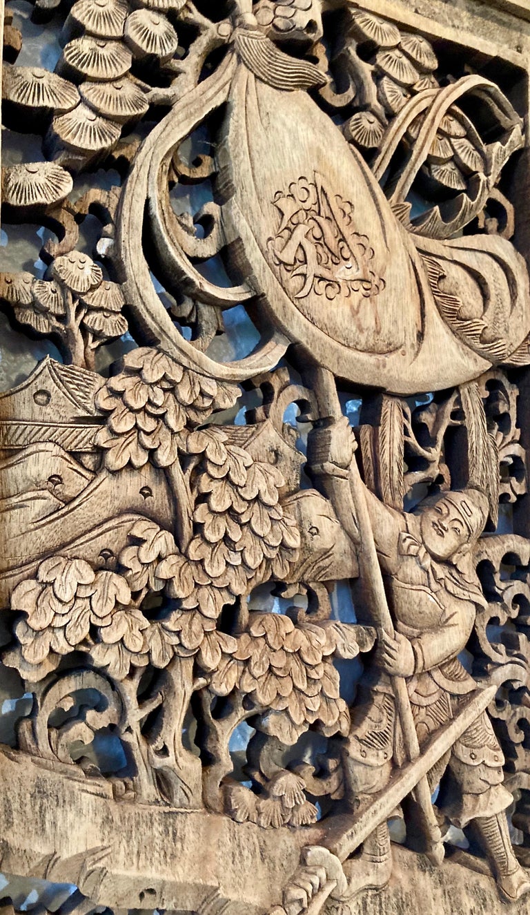 Chinese Decorative Panel For Sale at 1stDibs