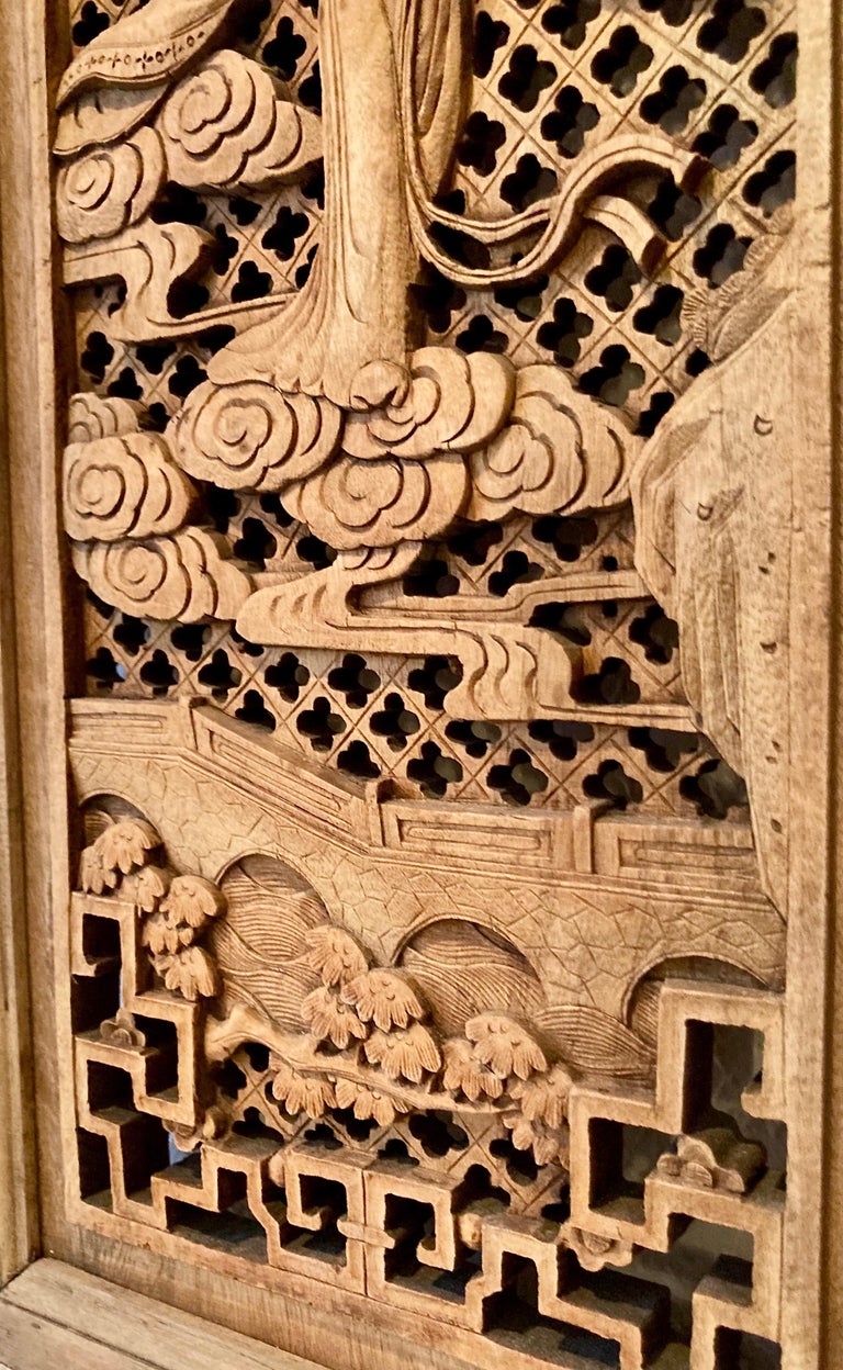 Chinese Decorative Panel For Sale at 1stDibs