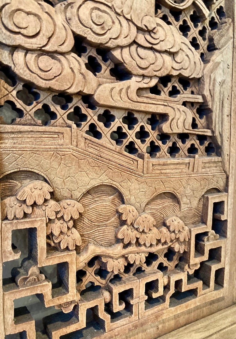 Chinese Decorative Panel For Sale at 1stDibs