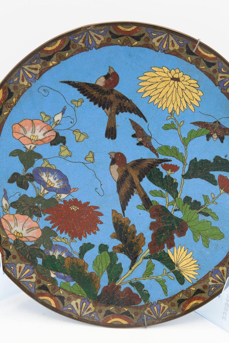 Chinese Decorative Wall Plate of Spring For Sale at 1stDibs