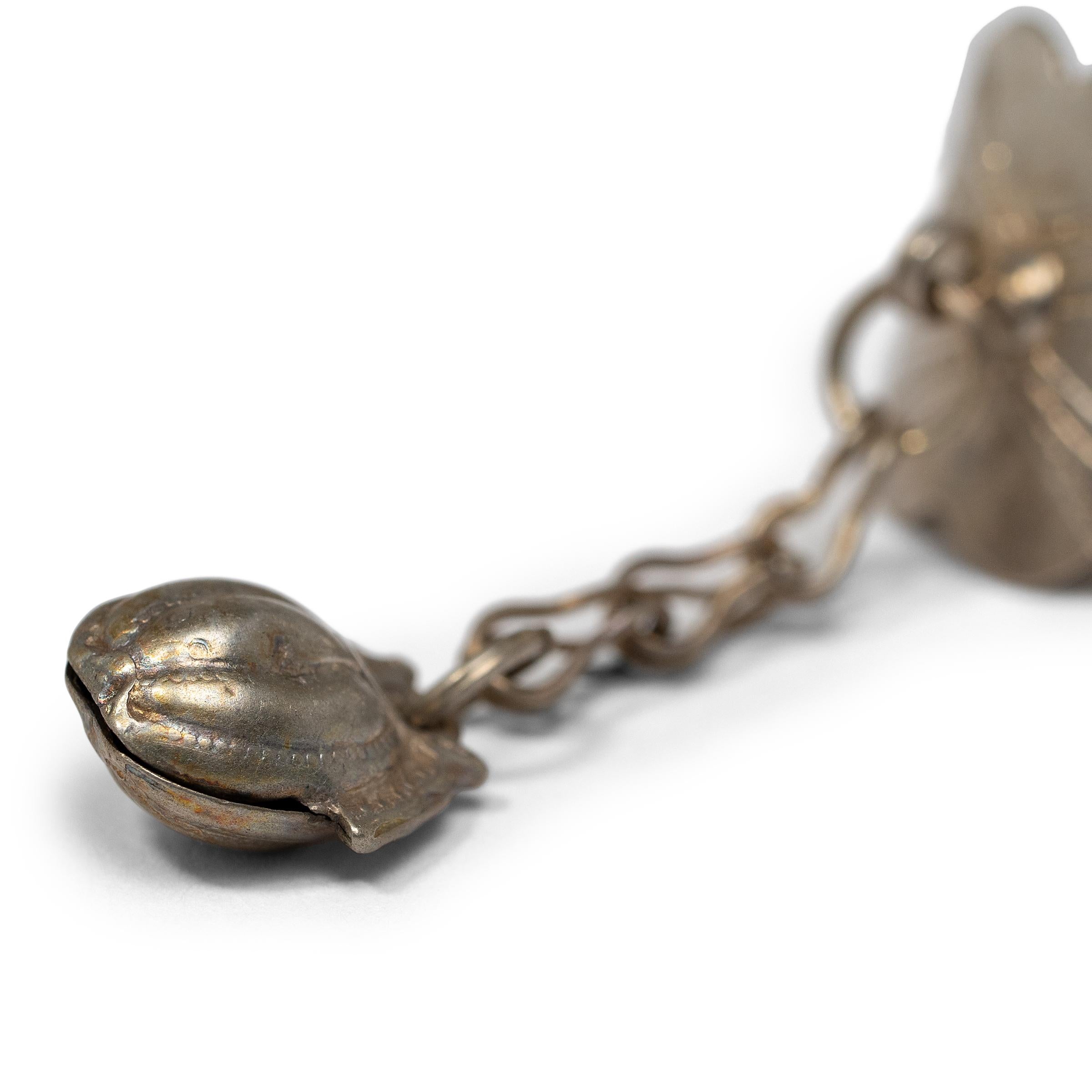 Chinese Double Fish Charm Ring, circa 1900 For Sale at 1stDibs