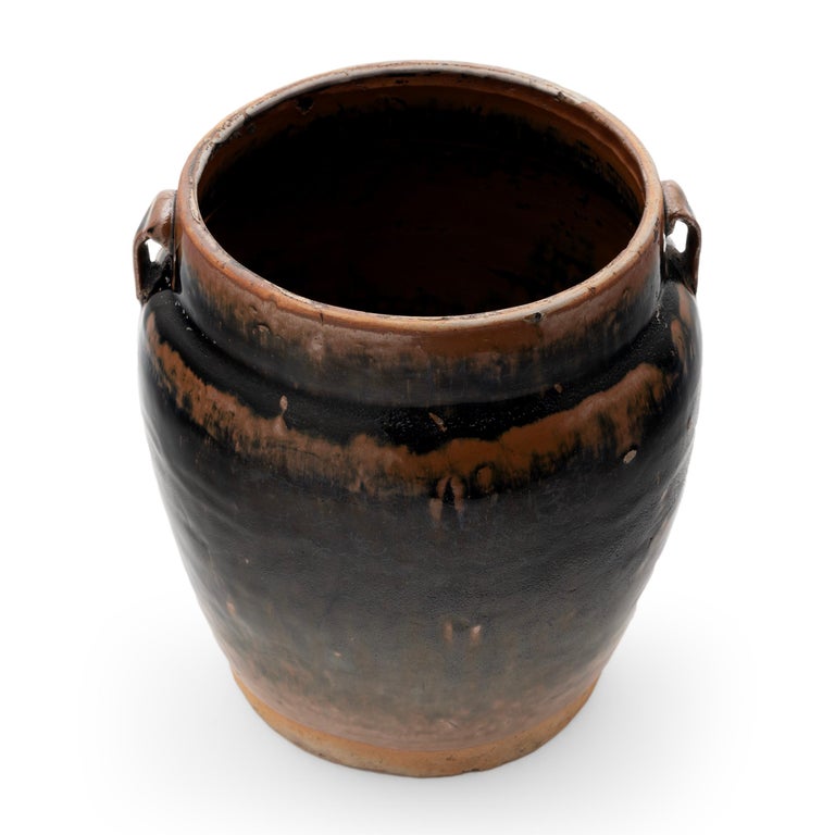 Chinese Drip Glaze Kitchen Jar, circa 1900 For Sale at 1stDibs