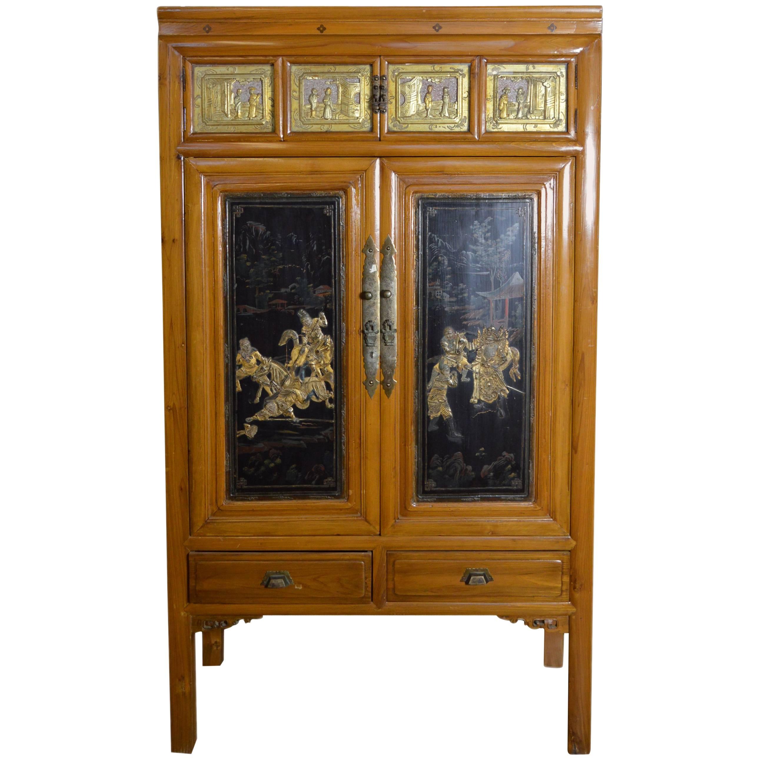 Large Antique Chinese Armoire at 1stDibs