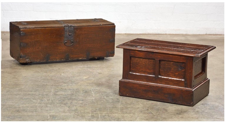 Chinese Elm Chest or Trunk, 18th Century at 1stDibs