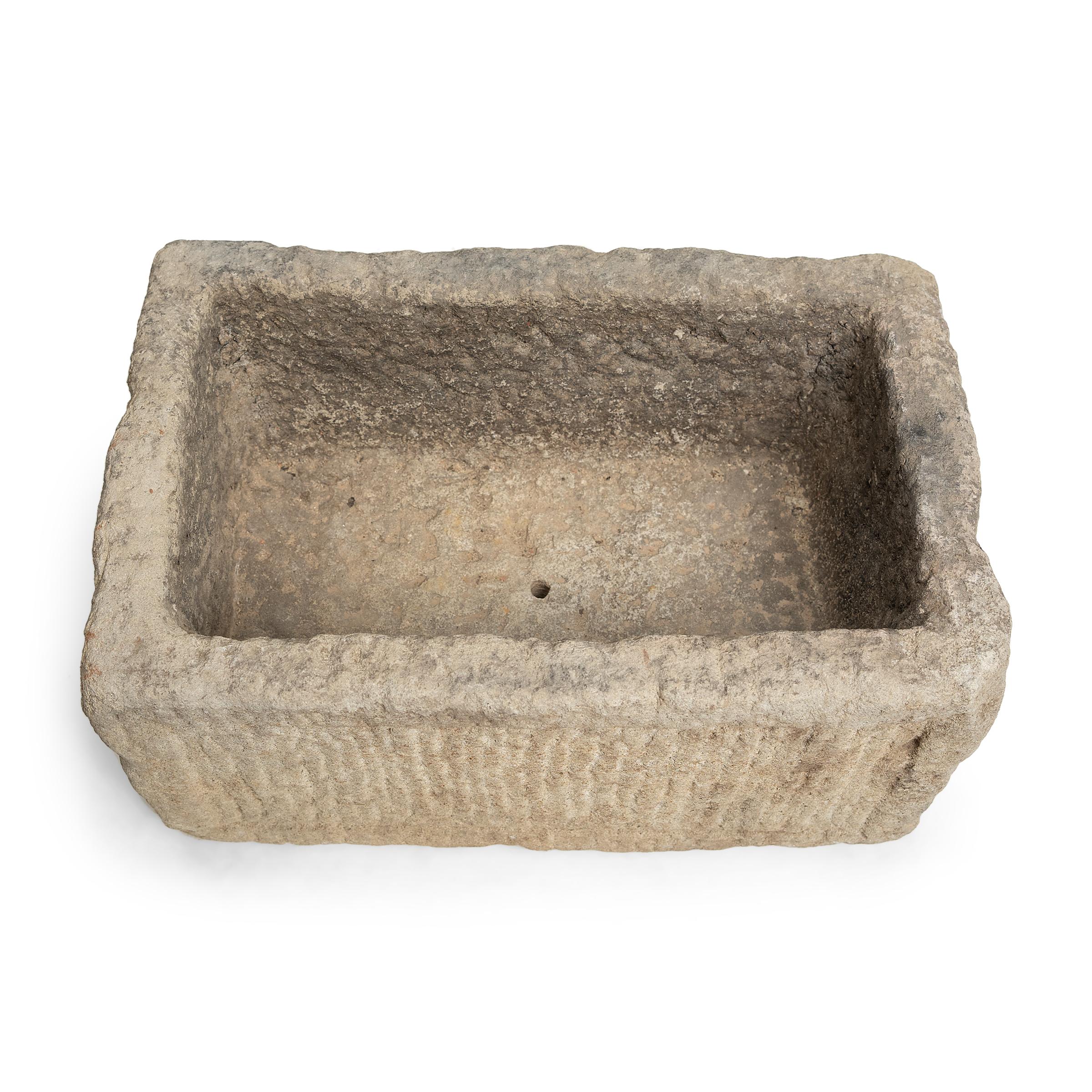 Chinese Etched Stone Trough, circa 1900 For Sale at 1stDibs
