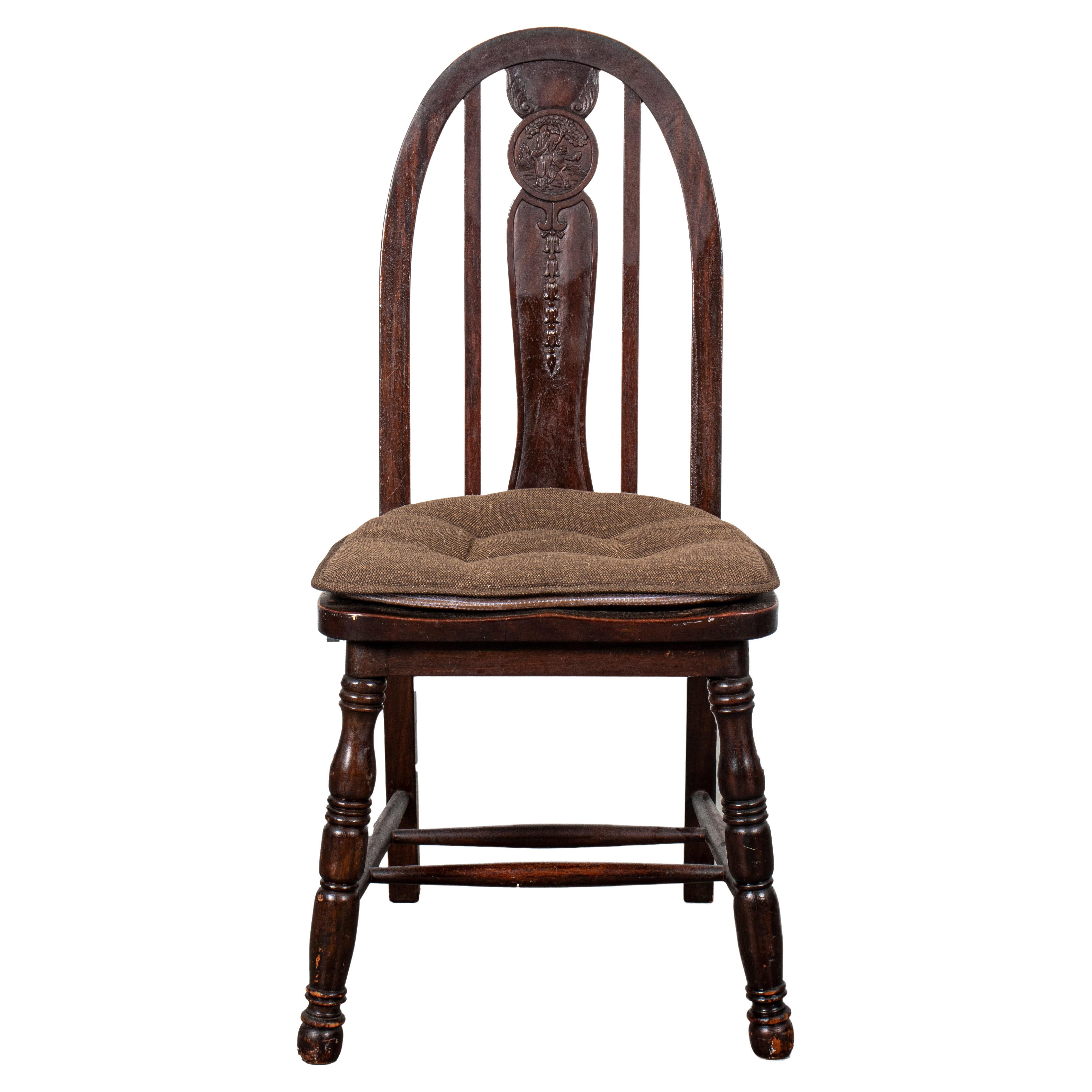 Pair of Antique Chinese Hardwood Side Chairs For Sale at 1stDibs ...