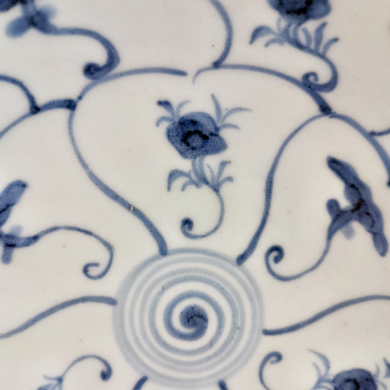 Chinese Export Plate, Tek Sing Style Shipwreck Plate, Blue White ...