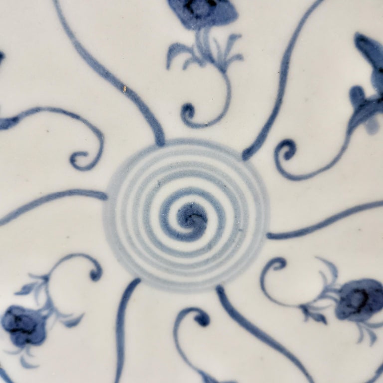 Chinese Export Plate, Tek Sing Style Shipwreck Plate, Blue White ...