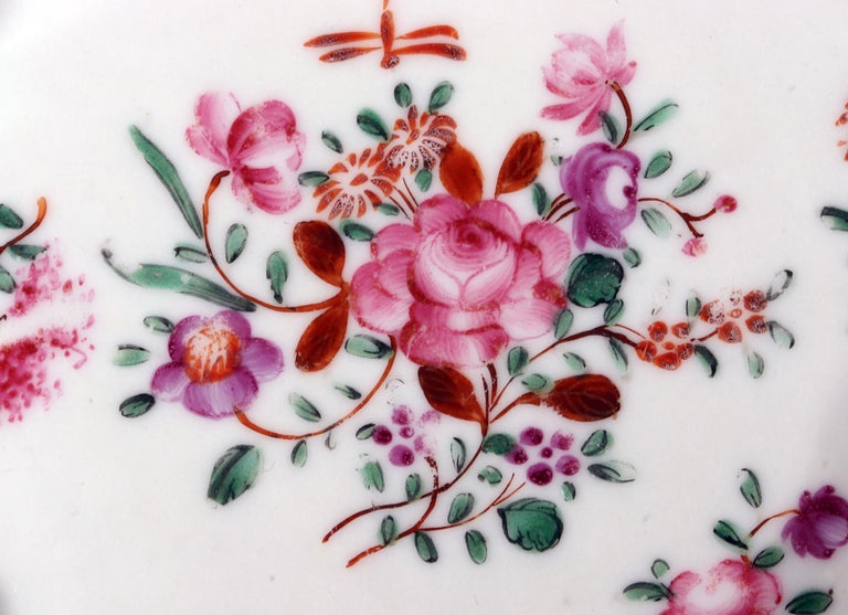 Chinese Export Porcelain Famille Rose Botanical Teapot Stand For Sale ...