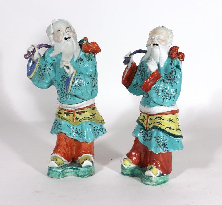 Chinese Export Porcelain Large Figures of Mythical Characters For Sale ...