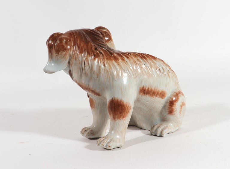 Chinese Export Porcelain Models of Puppy Dogs at 1stDibs