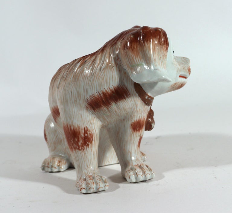 Chinese Export Porcelain Models of Puppy Dogs at 1stDibs