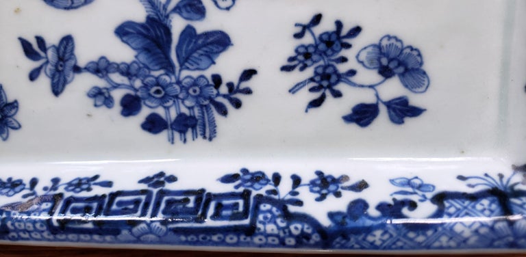 Chinese Export Porcelain Underglaze Blue and White Rectangular ...