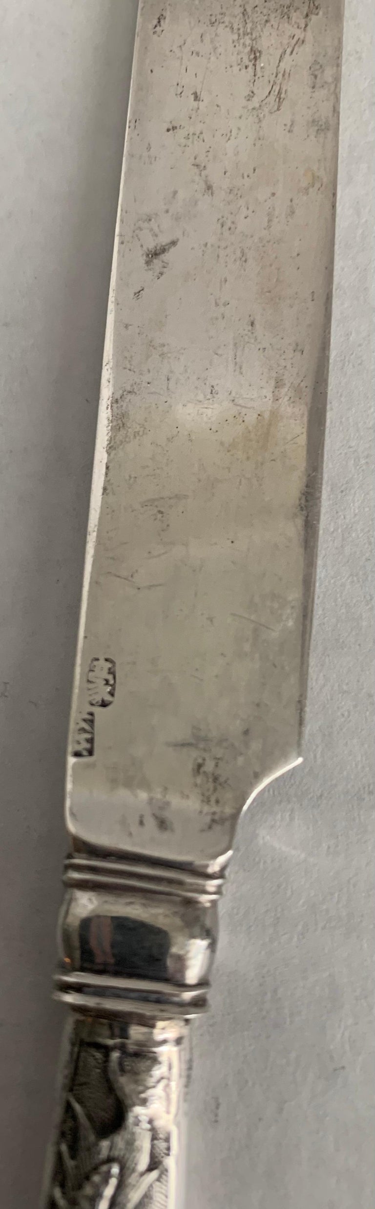Chinese Export Silver Dragon Motif Knife or Letter Opener For Sale at ...