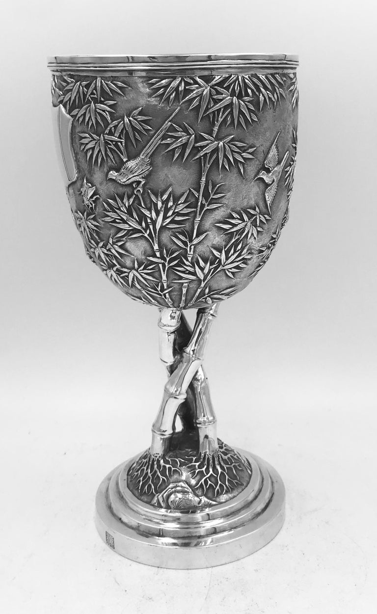 Chinese Export Silver Goblet at 1stDibs | chinese goblet