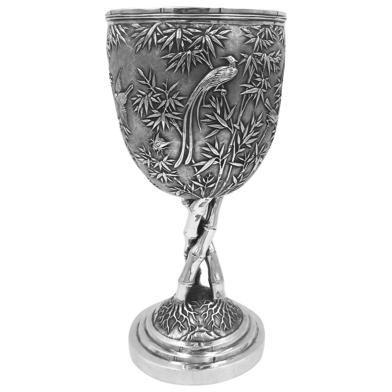 Chinese Export Silver Goblet at 1stDibs | chinese goblet