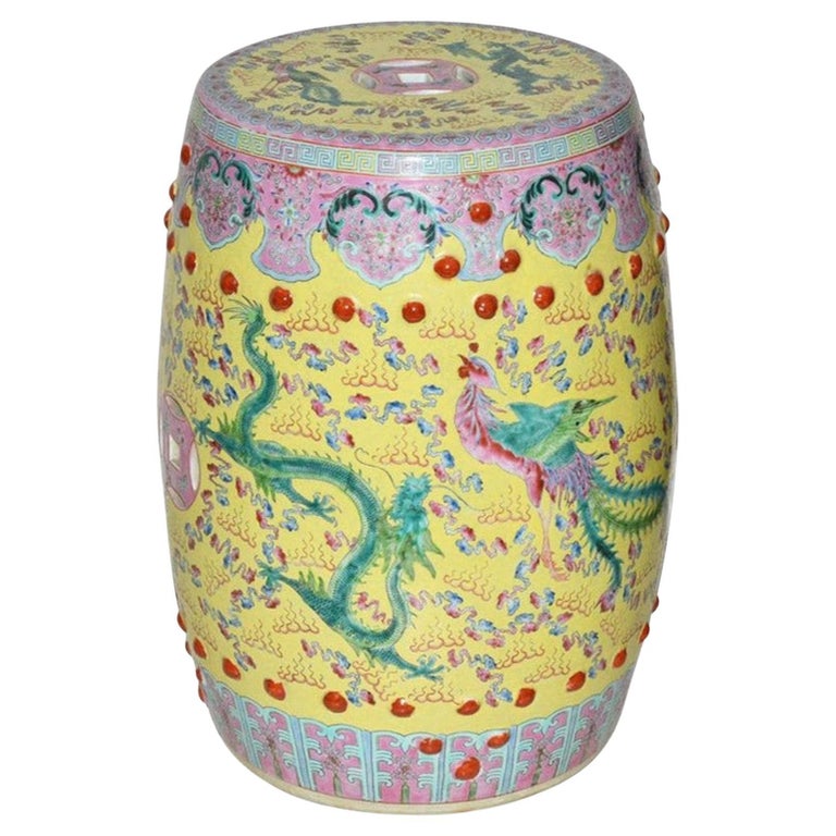 Chinese Garden Stool at 1stDibs