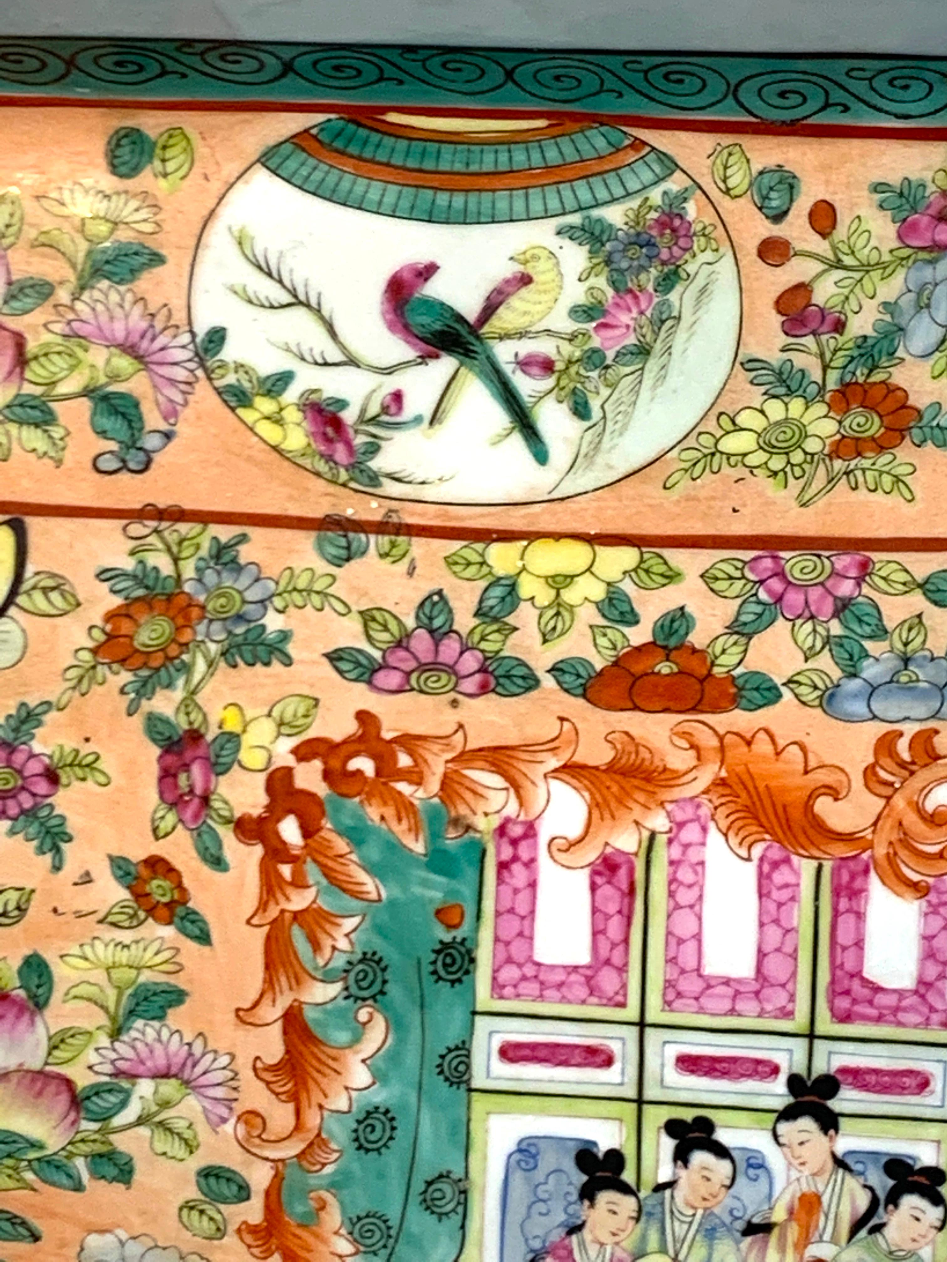 Chinese Famille Rose Octagonal Fish Bowl/ Jardinière at 1stDibs